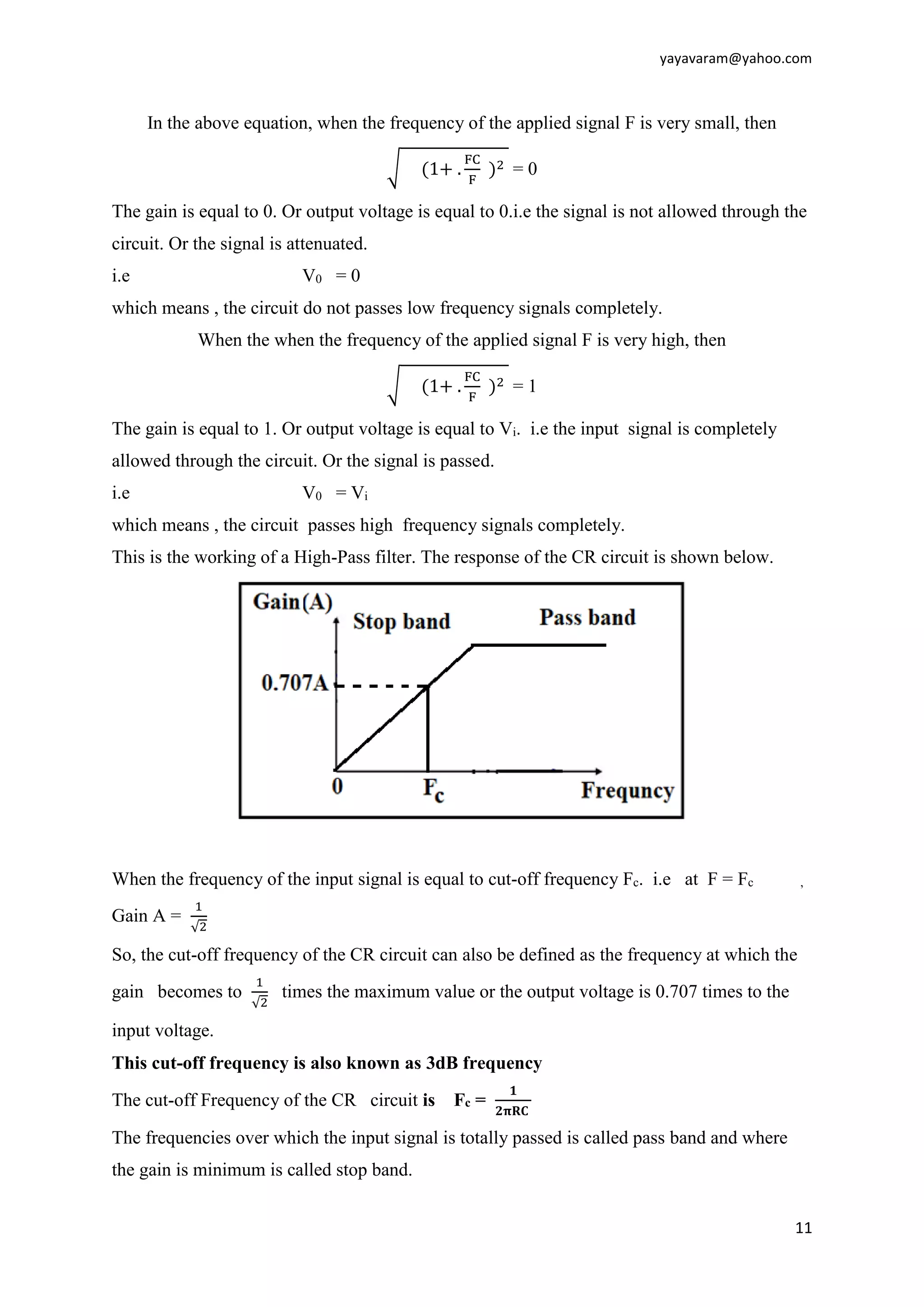 Transient response of RC , RL circuits with step input | PDF