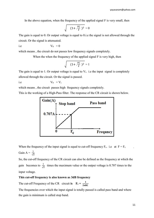 Transient response of RC , RL circuits with step input | PDF