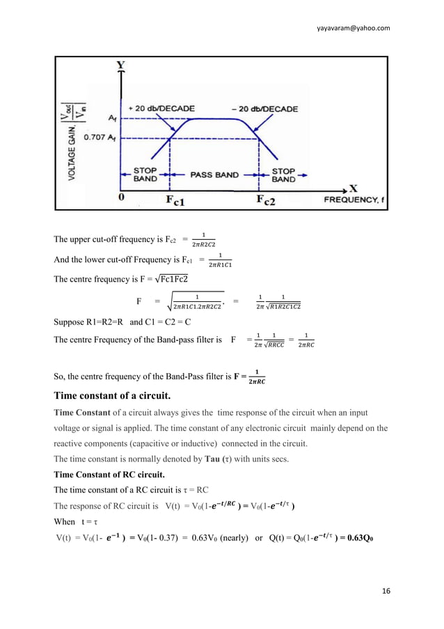 Transient response of RC , RL circuits with step input | PDF