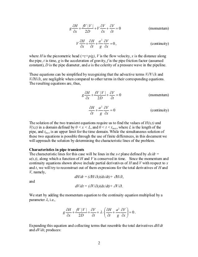 Transients characteristics