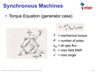 ETAP - Transient stability | PDF