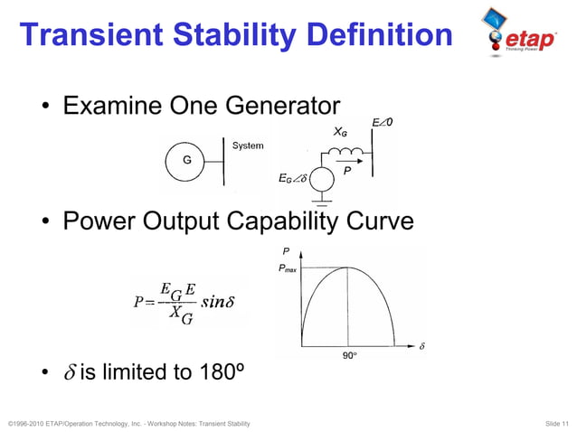 ETAP - Transient stability 2 | PDF