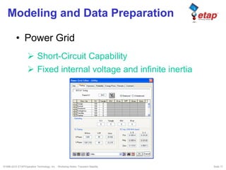 ETAP - Transient stability 2 | PDF