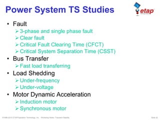 ETAP - Transient stability 2 | PDF