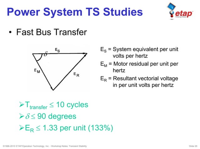 ETAP - Transient stability 2 | PDF