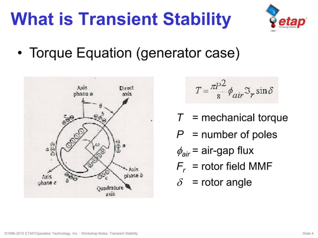 ETAP - Transient stability 2 | PDF