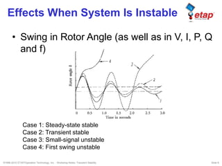 ETAP - Transient stability 2 | PDF