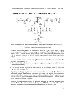 Transient stability analysis and enhancement of ieee 9 bus system | PDF