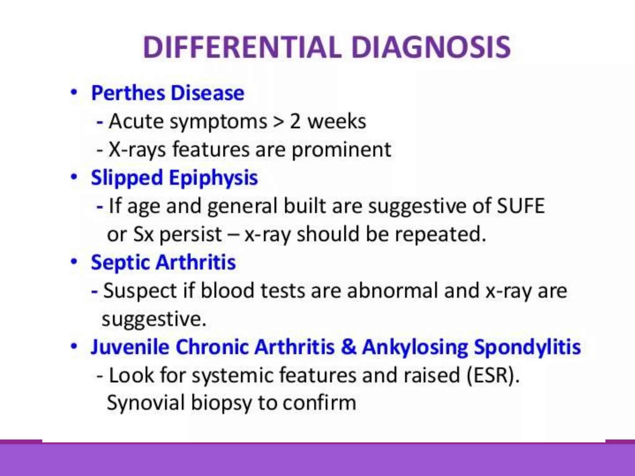 Transient Synovitis in Children | PPTX