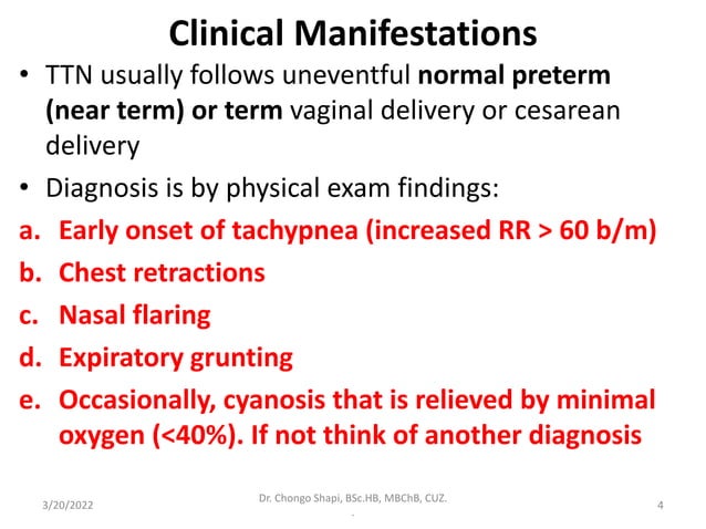 Transient Tachypnea of the Newborn (TTN).pdf | Pregnancy | Reproductive Health