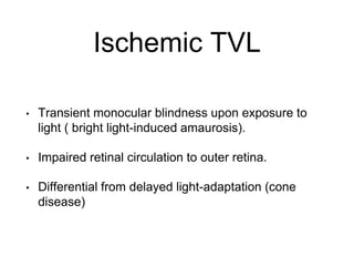 Transient visual loss | PPTX