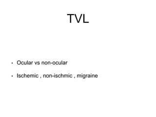 Transient visual loss | PPTX