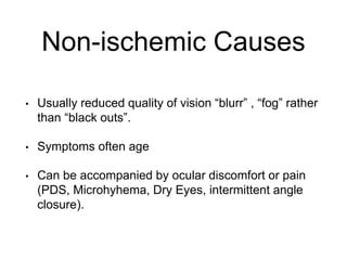 Transient visual loss | PPTX