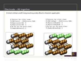 Quantum Electronic Transport : TranSiesta 2 | PPT