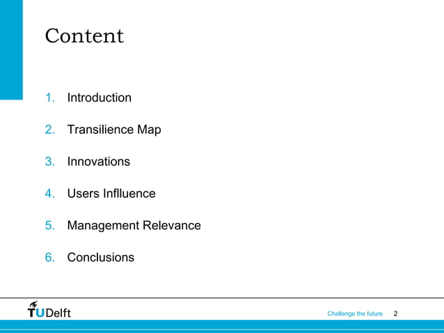 Transilience map & analysis | PPT