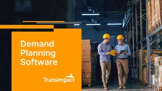 Demand Planning Software | PPT