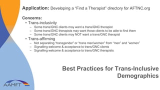 Trans inclusivity | PPTX
