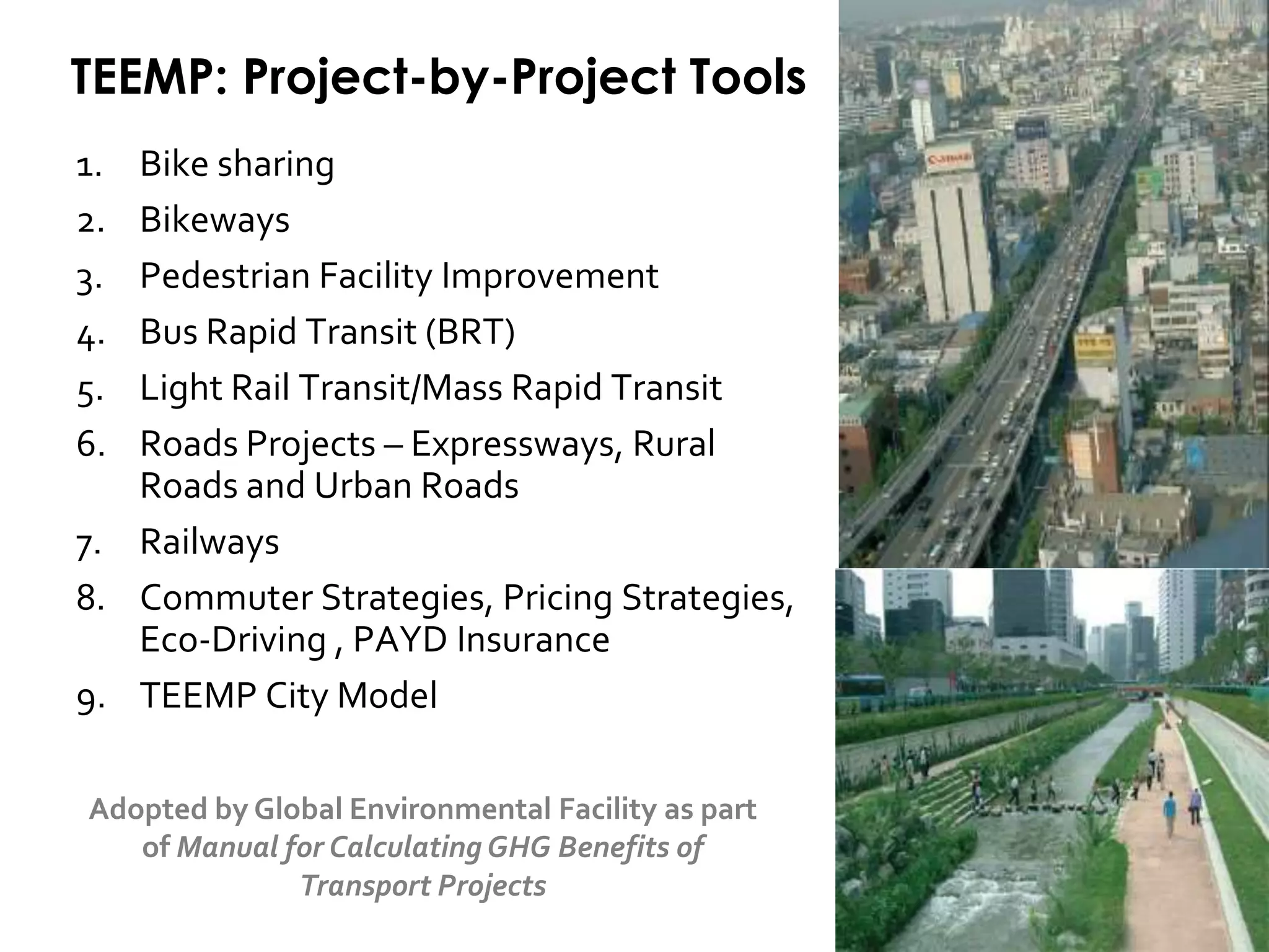 Defining Sustainable Mobility, Indicators and Targets | PPT Defining Sustainable Mobility, Indicators and Targets | PPT