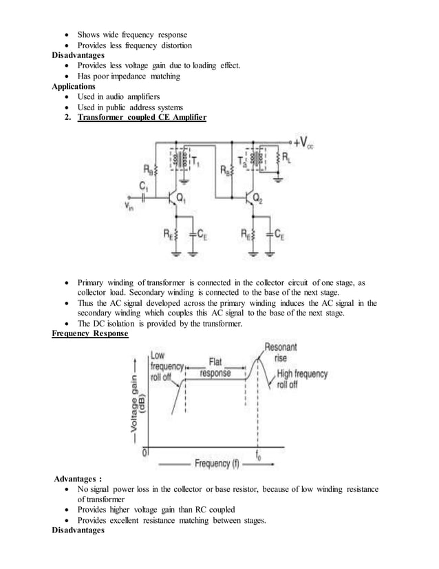 Transisitor amplifier | PDF