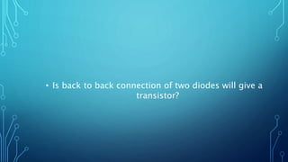 Transistor | PPT