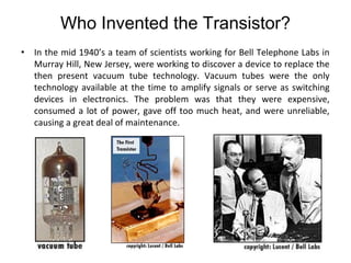 Transistor | PPT