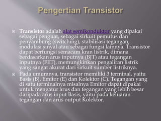 Transistor | PPT