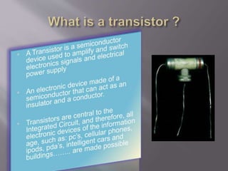 Transistor | PPTX