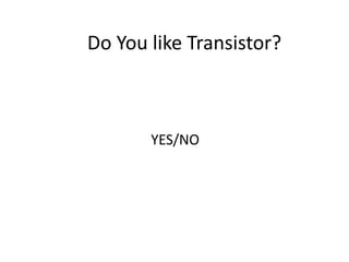 Transistor | PDF