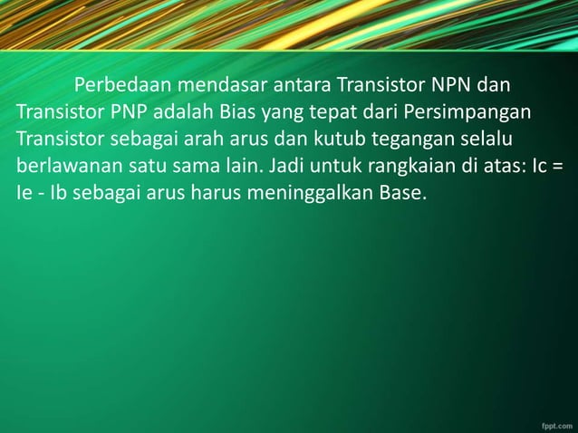 Transistor PNP | PPT