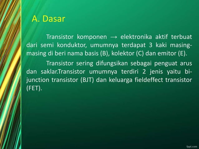 Transistor PNP | PPT