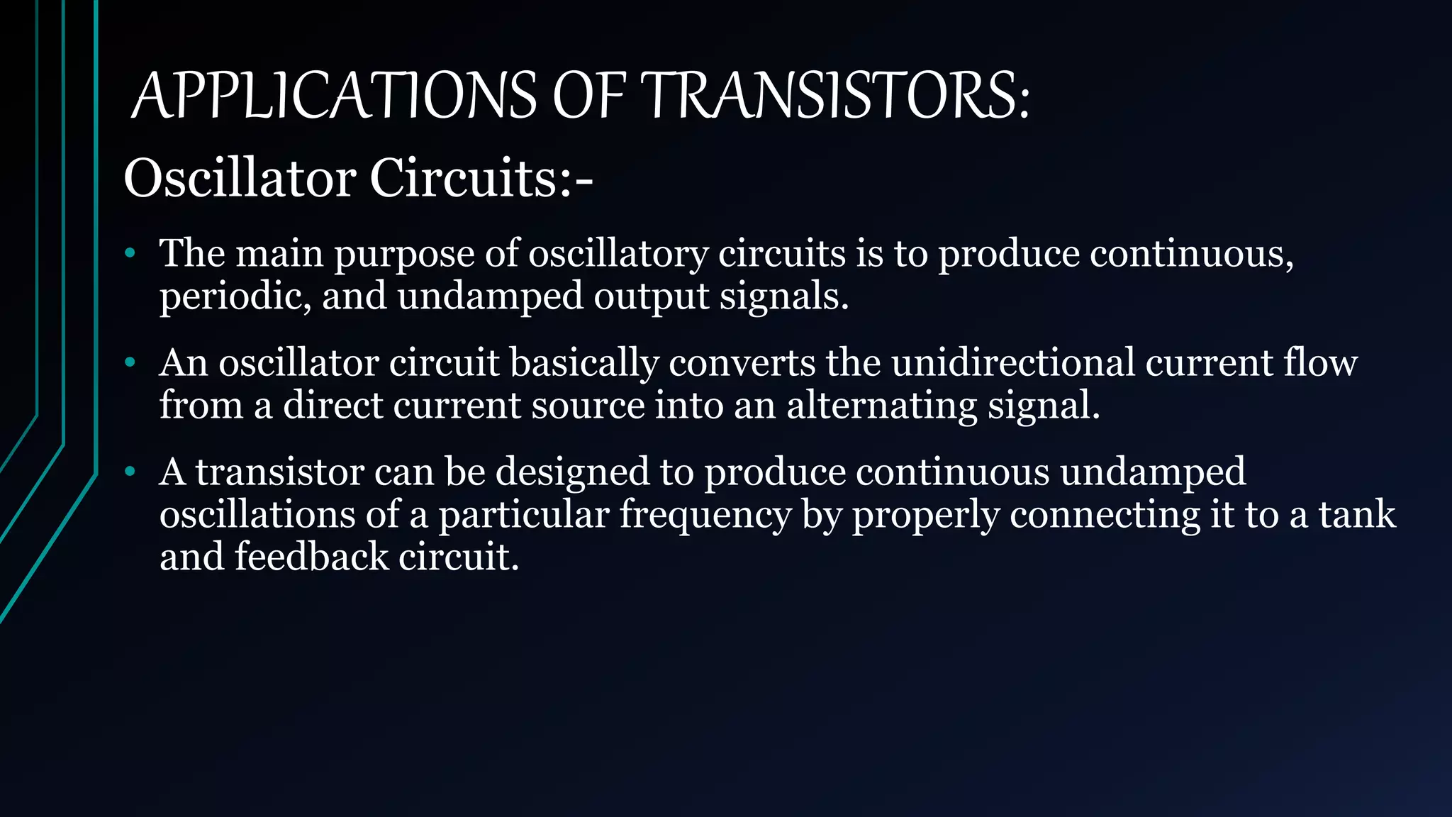 TRANSISTOR.pptx | Chemistry | Science
