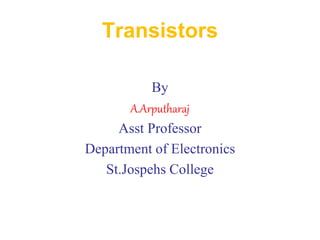 Transistor history, working and principles | PPT