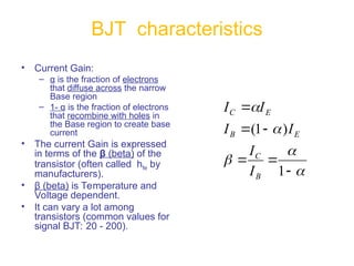 BJT and FET Transistor classifications.ppt