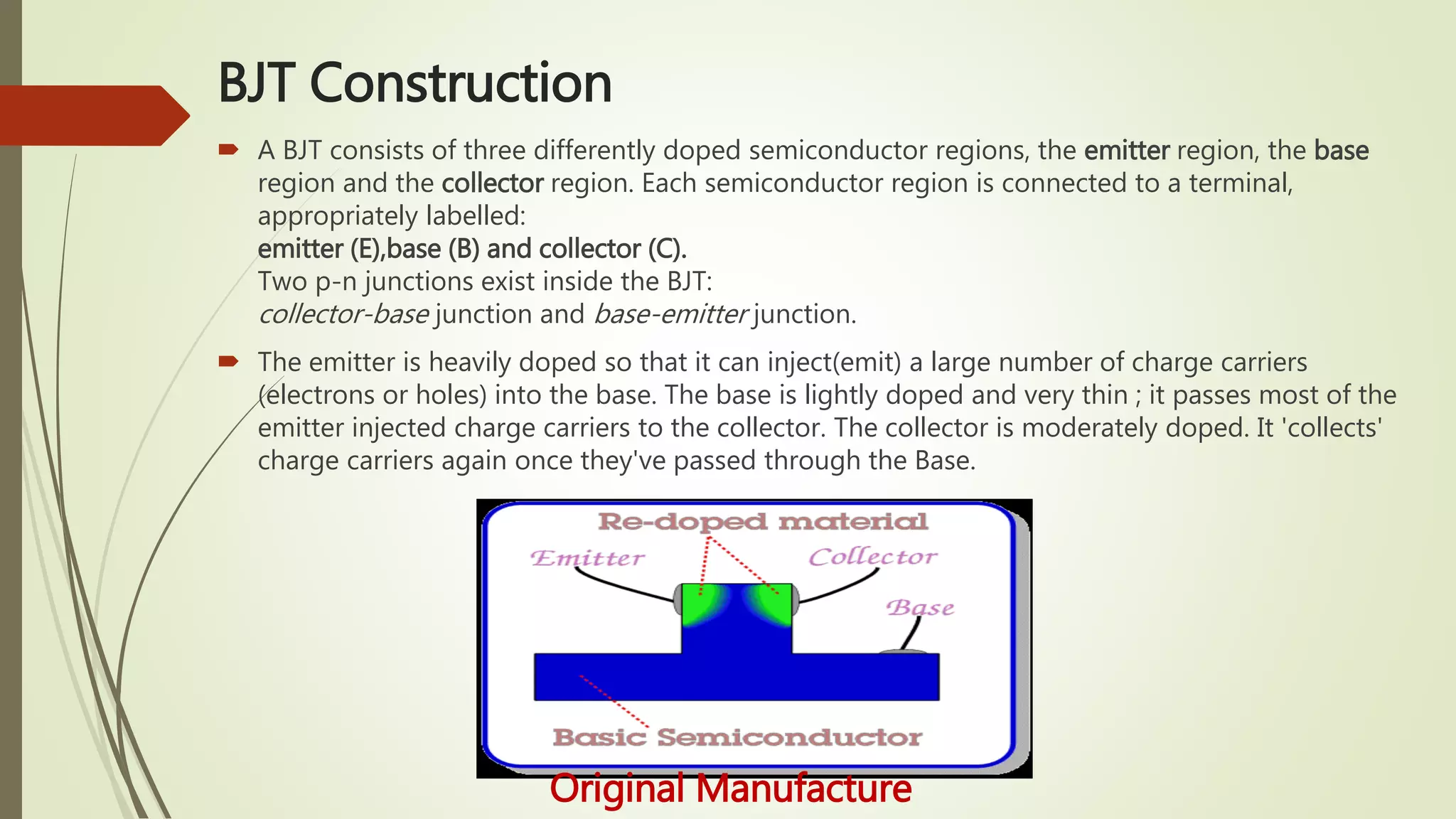 Transistor and it's working principle | PPTX | Consumer Electronics ...