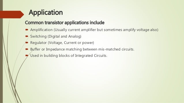 Transistor and it's working principle