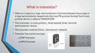 Transistor as a switch | PPTX