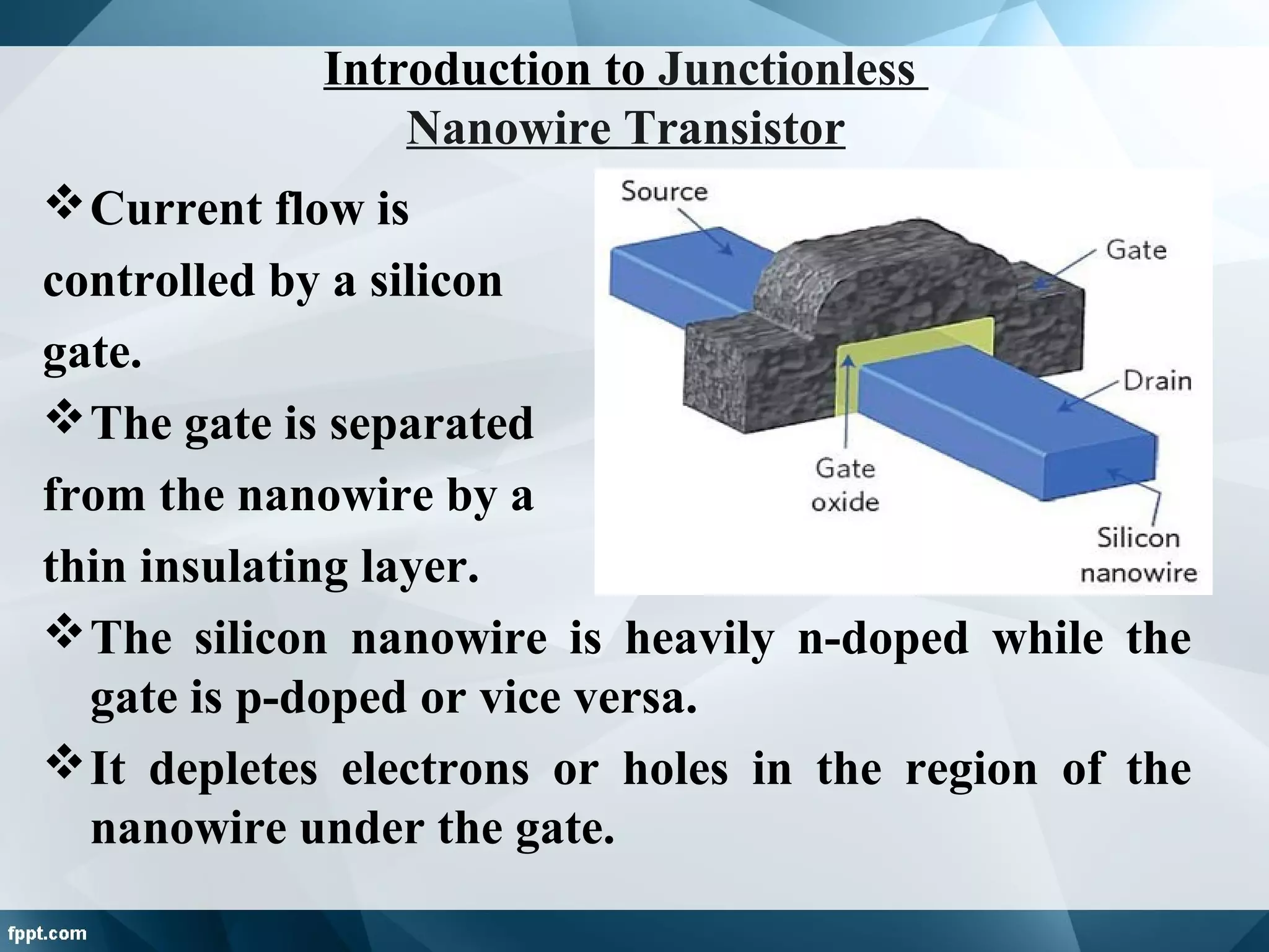 Transistor as biosensor | PPT