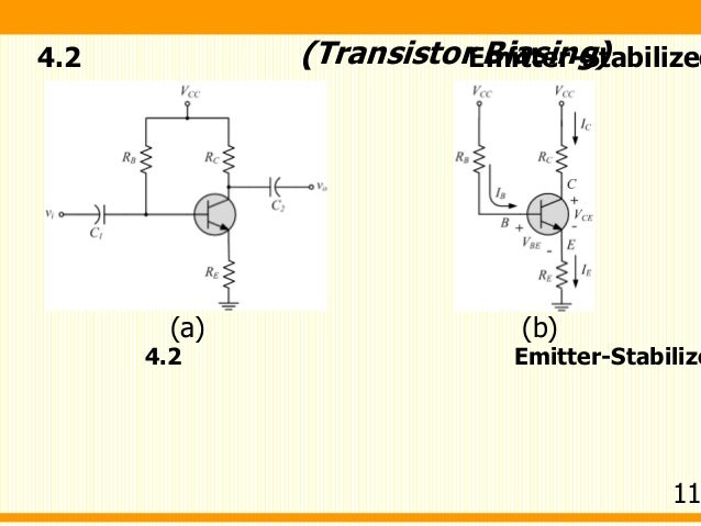 Transistor bias circuit