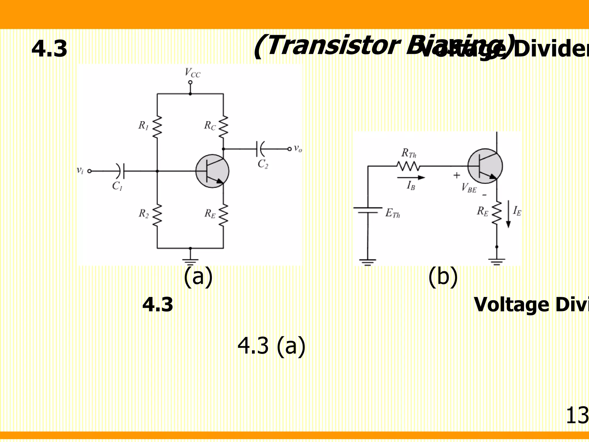 Transistor bias circuit | PPTX