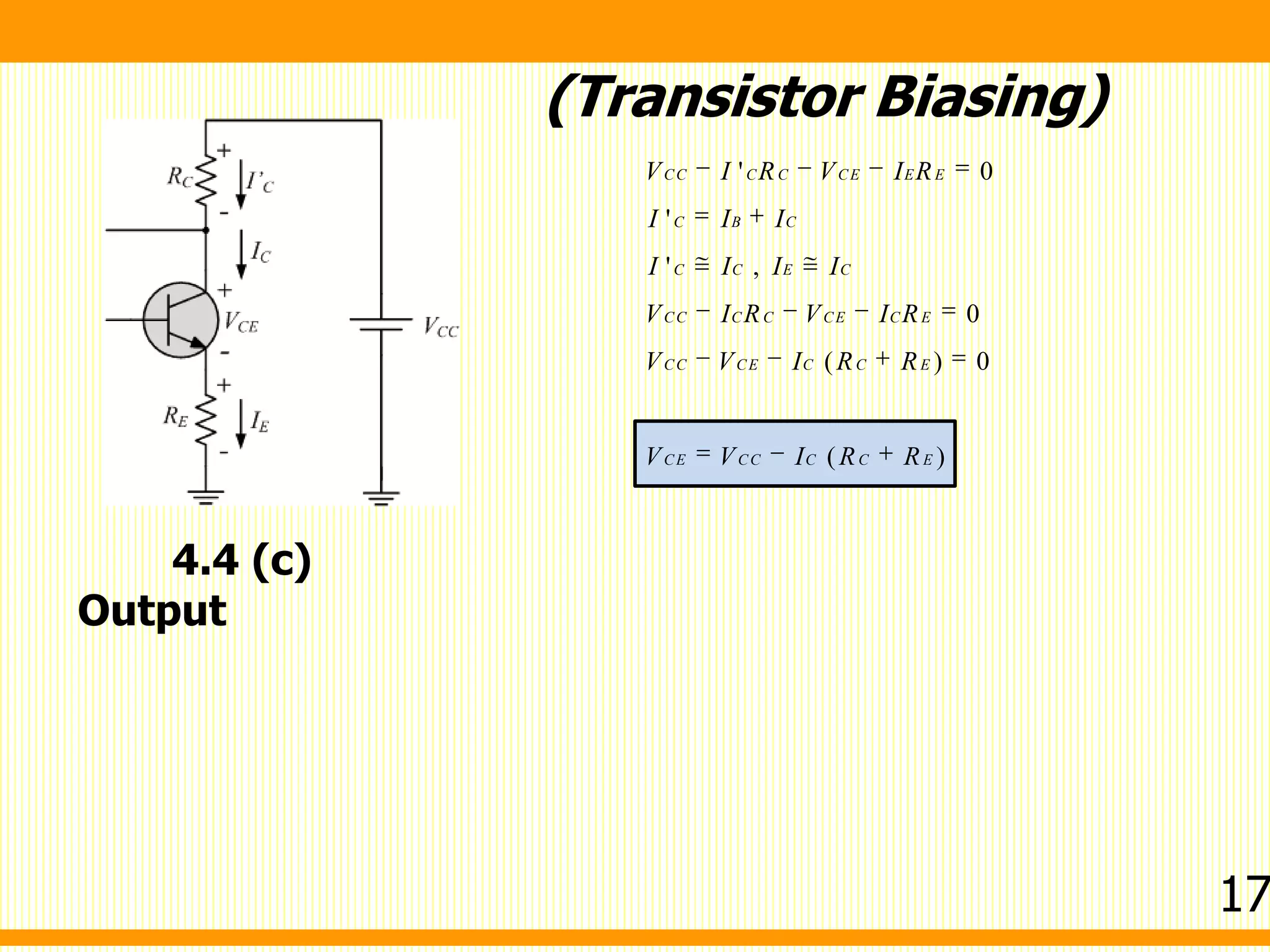 Transistor bias circuit | PPTX