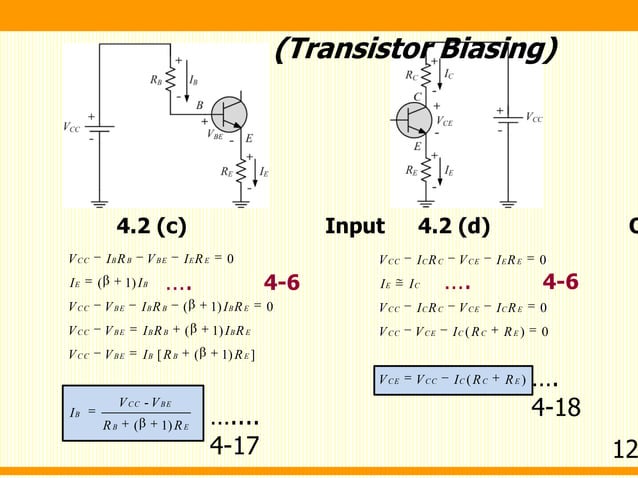 Transistor bias circuit | PPTX