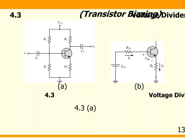 Transistor bias circuit | PPTX