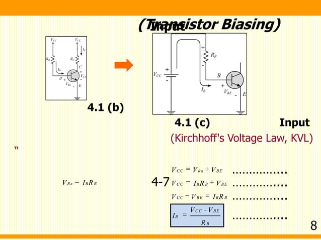 Transistor bias circuit | PPTX