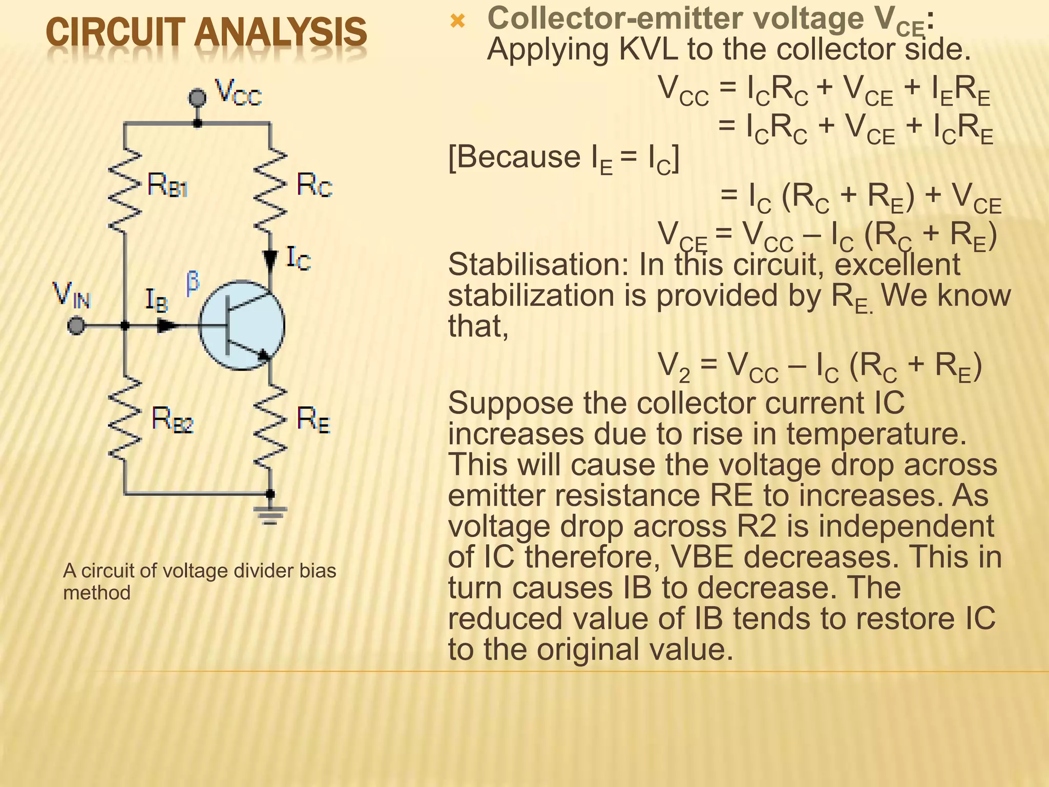 Transistor biasing | PPTX