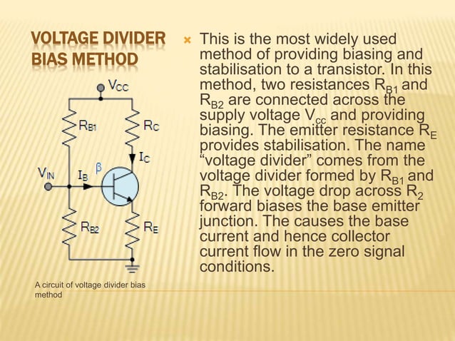 Transistor biasing
