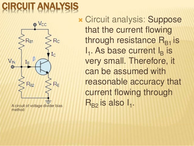 Transistor biasing