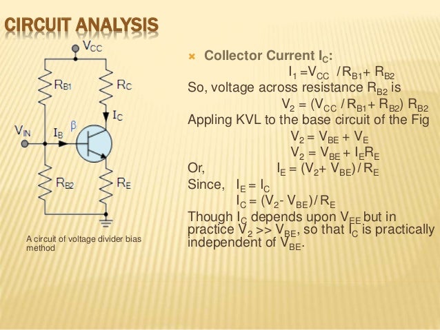 Transistor biasing