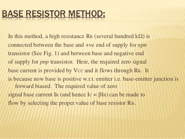 Importance of transistor biasing - retymed