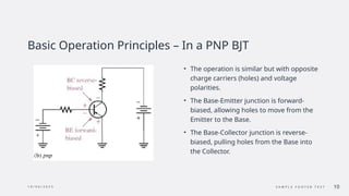 Transistor Bipolar - Komponen Elektronika | PPTX