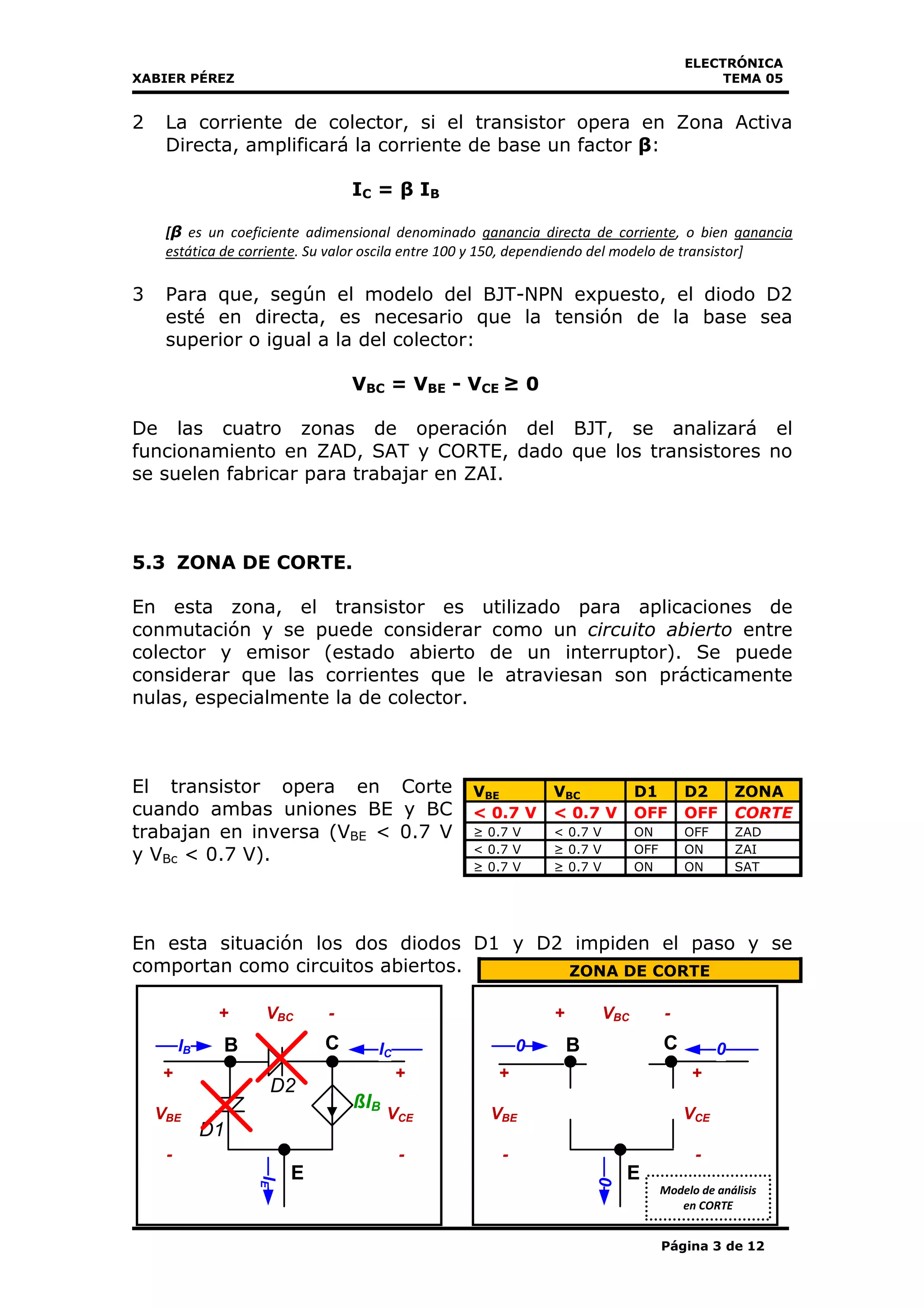 Transistor bjt | PDF | Physics | Science